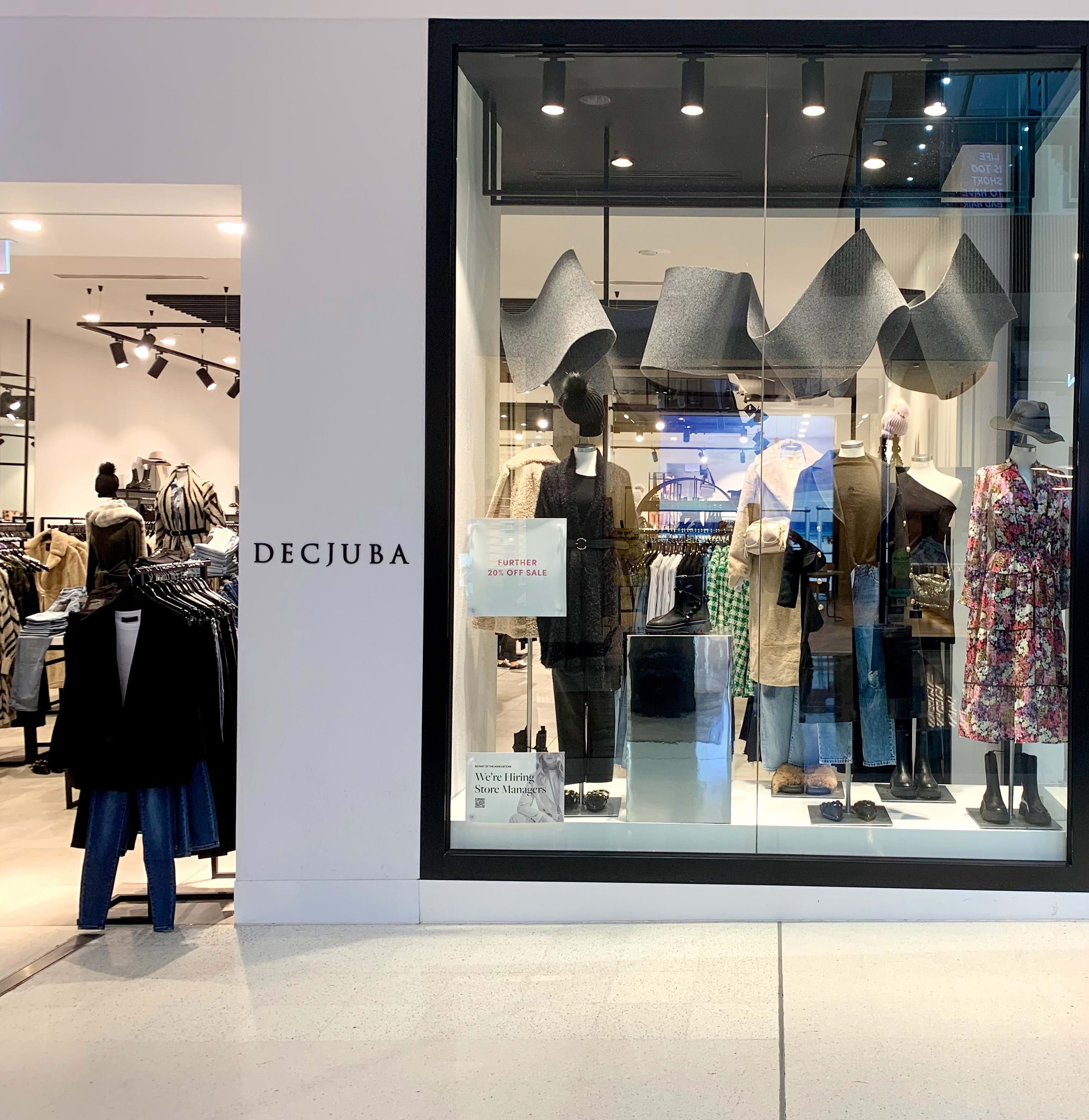 Styleprint x Decjuba Winter 2023 Window Activation