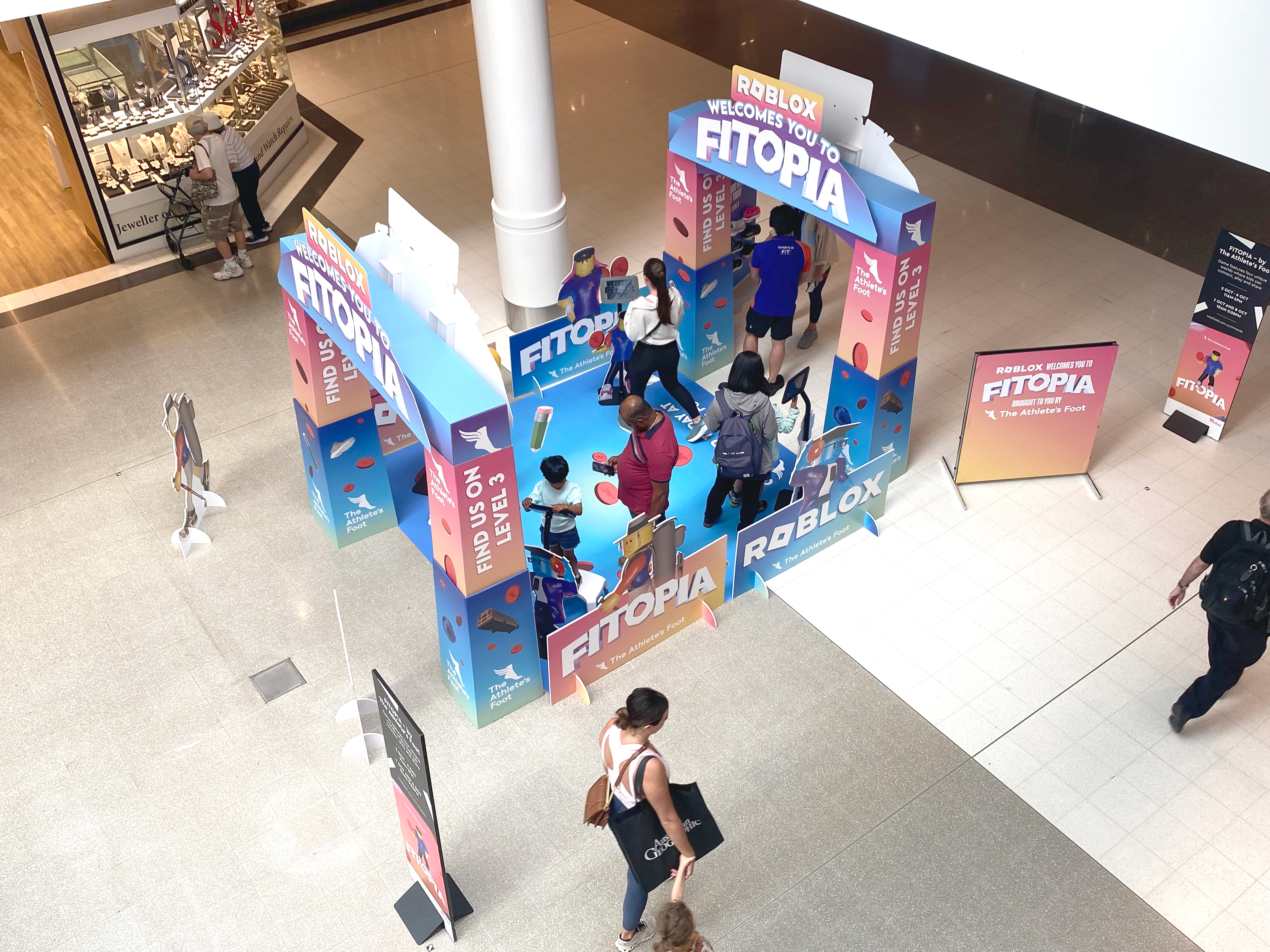 The Athlete's Foot Fitopia x Roblox Activation