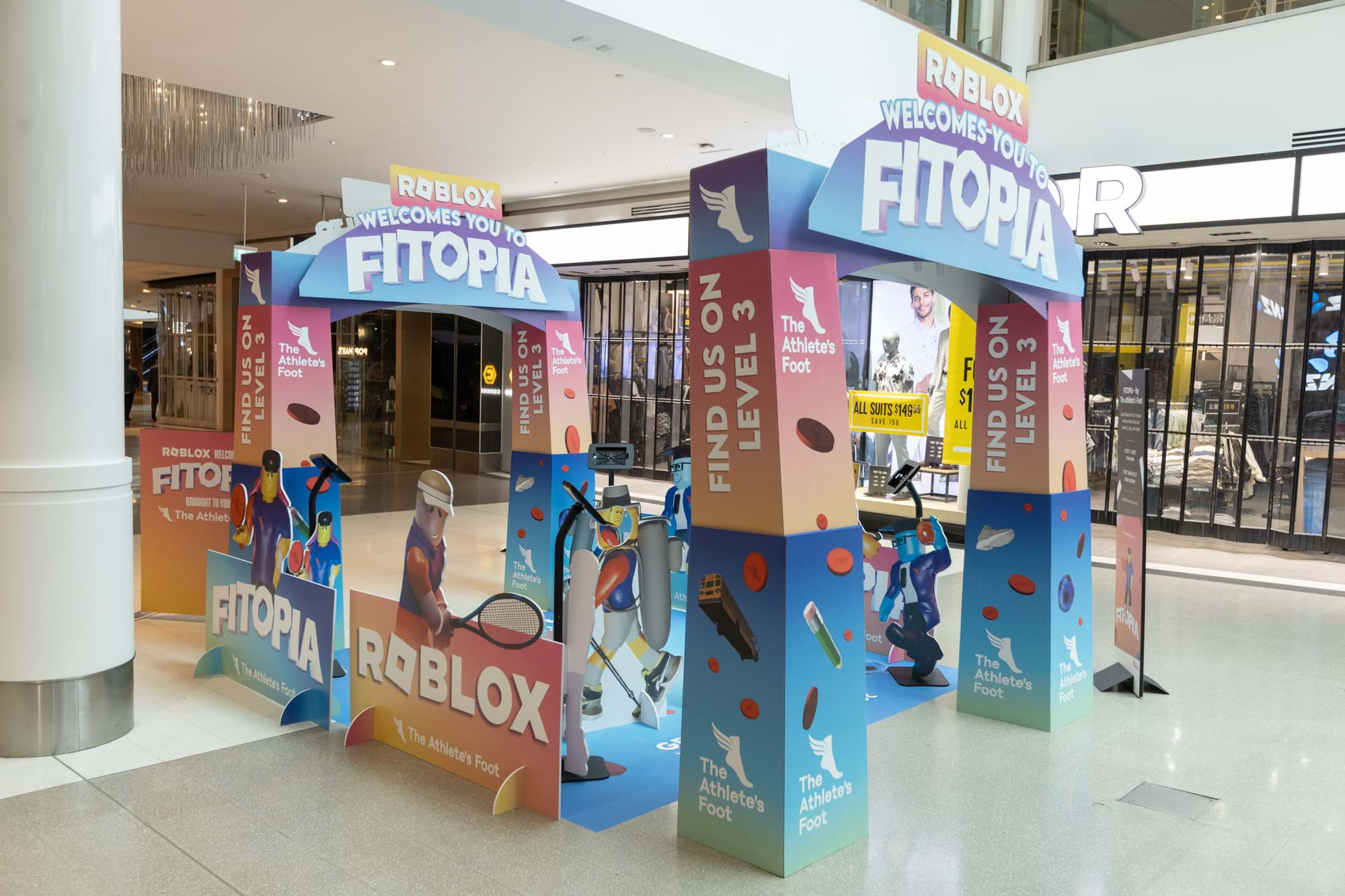 The Athlete's Foot Fitopia x Roblox Activation