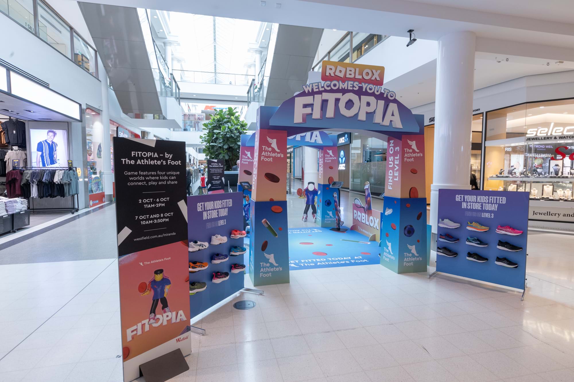 The Athlete's Foot Fitopia x Roblox Activation