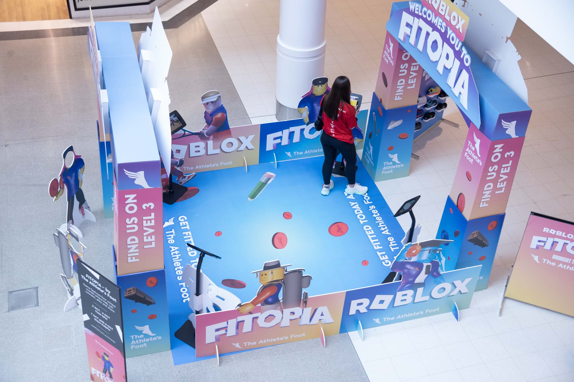 The Athlete's Foot Fitopia x Roblox Activation